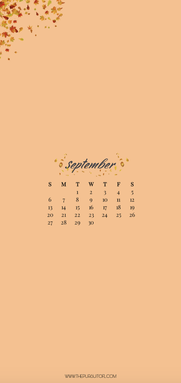 Free September iPhone Wallpapers - The Pursuit of L
