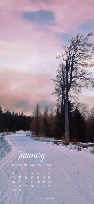 Free January Phone Wallpapers - The Pursuit of L