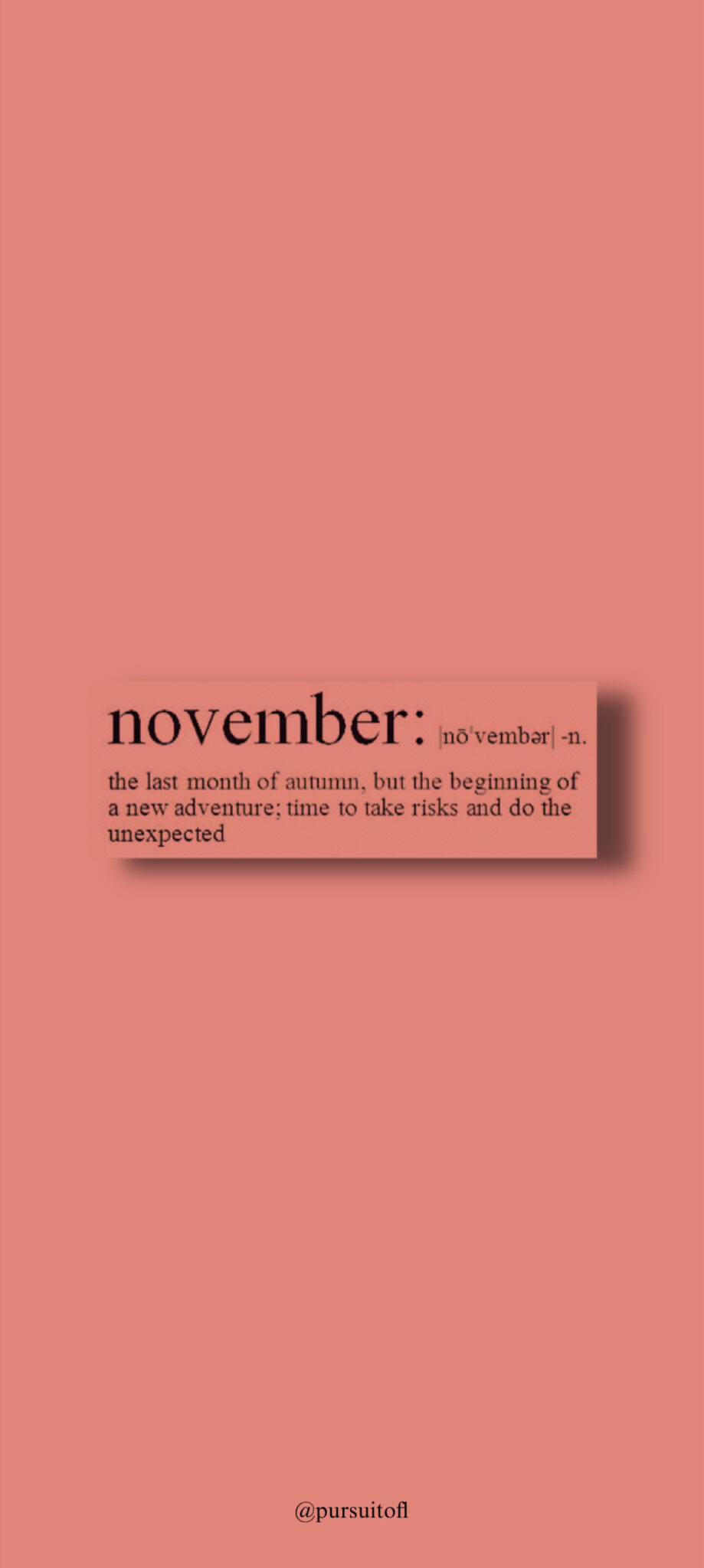 Free Fall-Inspired November 2023 Wallpapers - The Pursuit of L